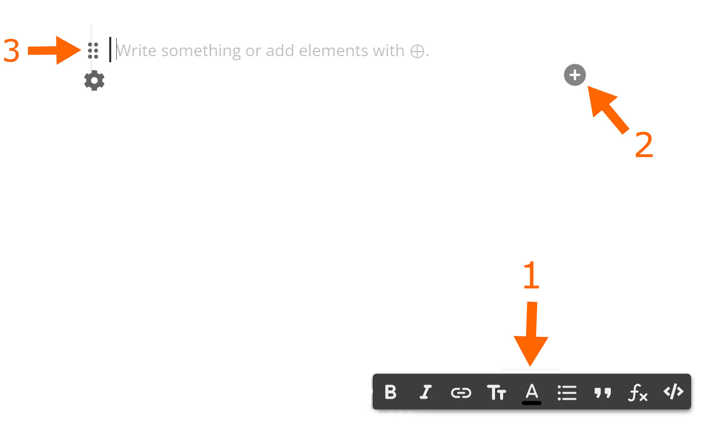 Functions of the Editor - learn with Serlo!