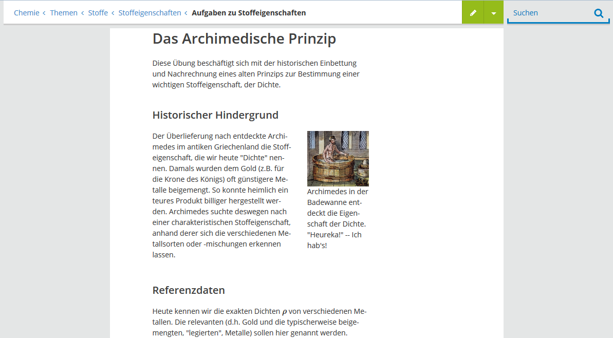 Chemie Startseite – lernen mit Serlo!